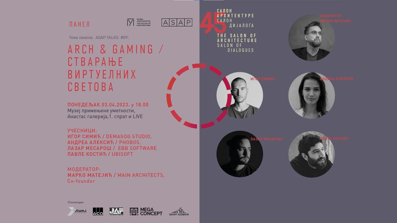 ARCH & GAMING STVARANJE VIRTUELNIH SVETOVA - YouTube