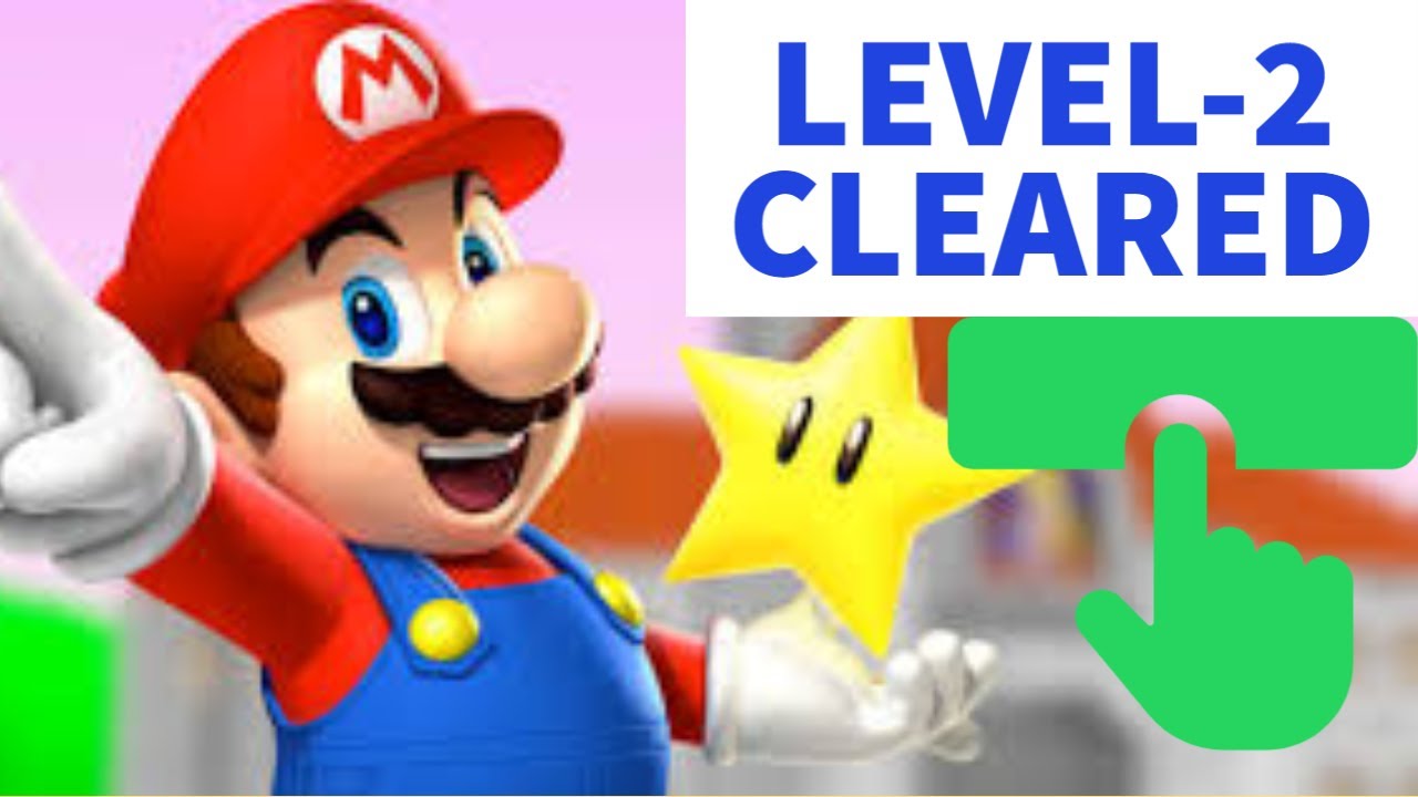 Mario level 2 cleared successfully - YouTube