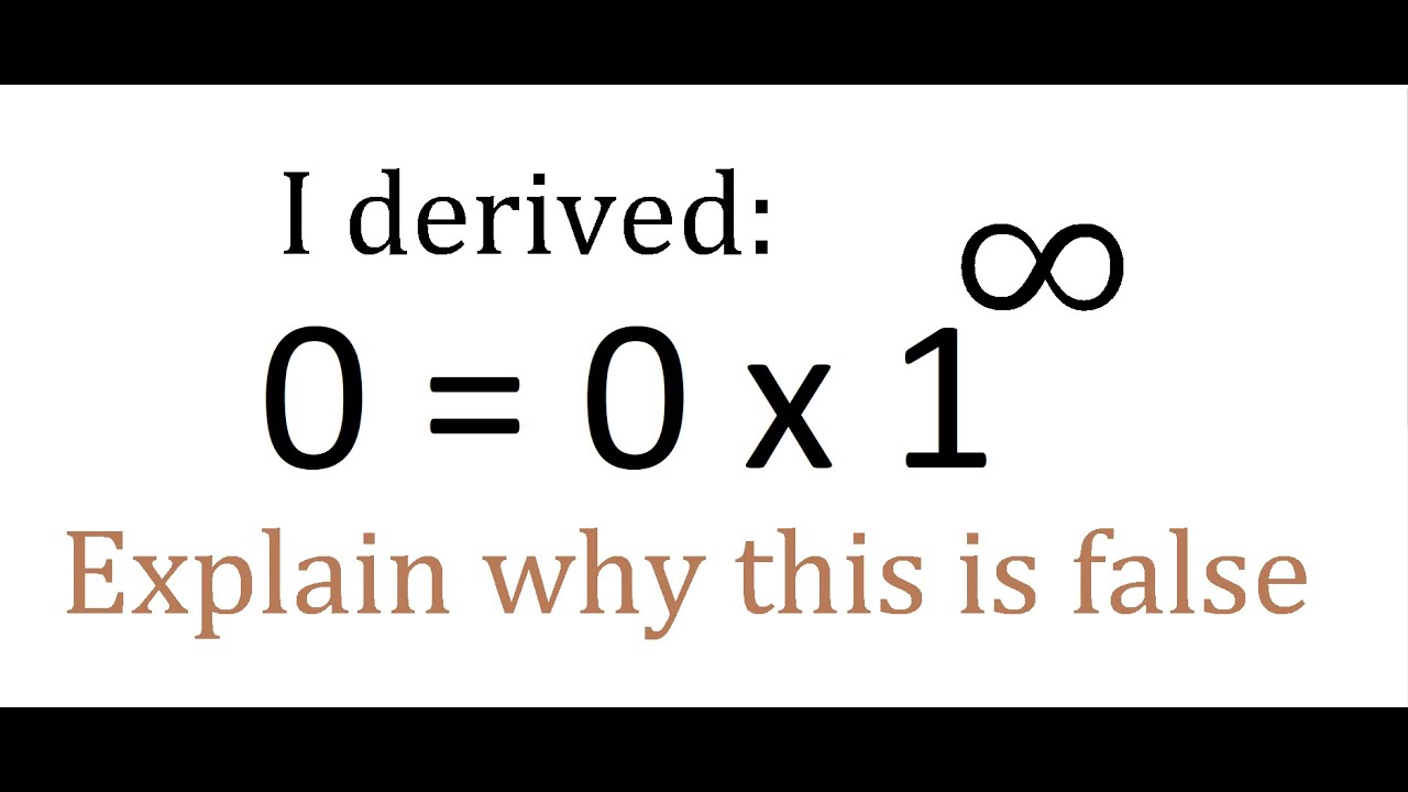 I derived this equation and want you to prove why it is wrong. Math for ...