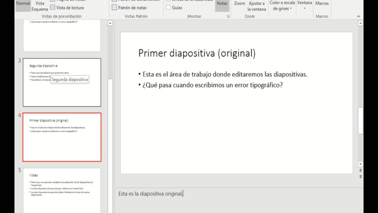 Vistas en PowerPoint 2016 - YouTube