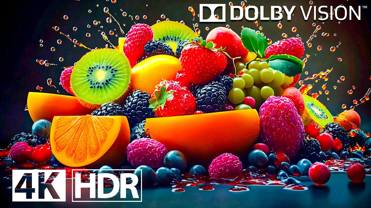 Best of Fruit - 4K HDR 120FPS Dolby Vision - YouTube