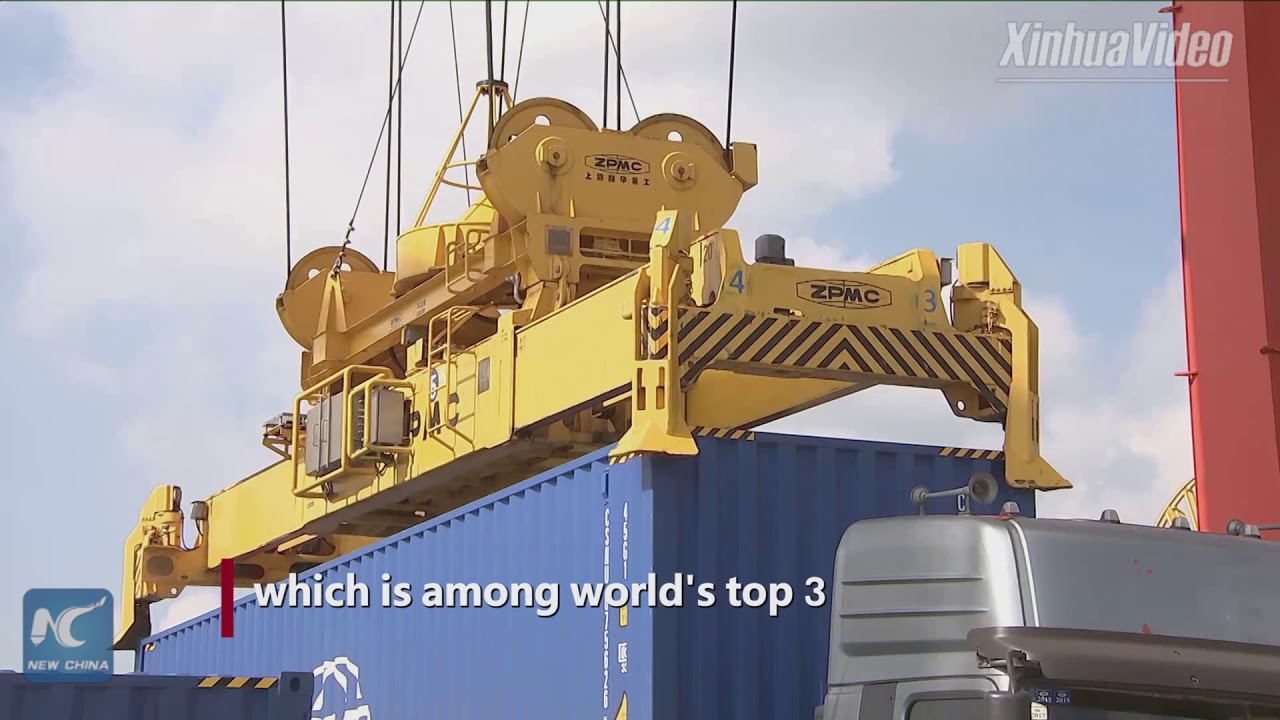 Check world's busiest port by cargo throughput in China's Ningbo - YouTube