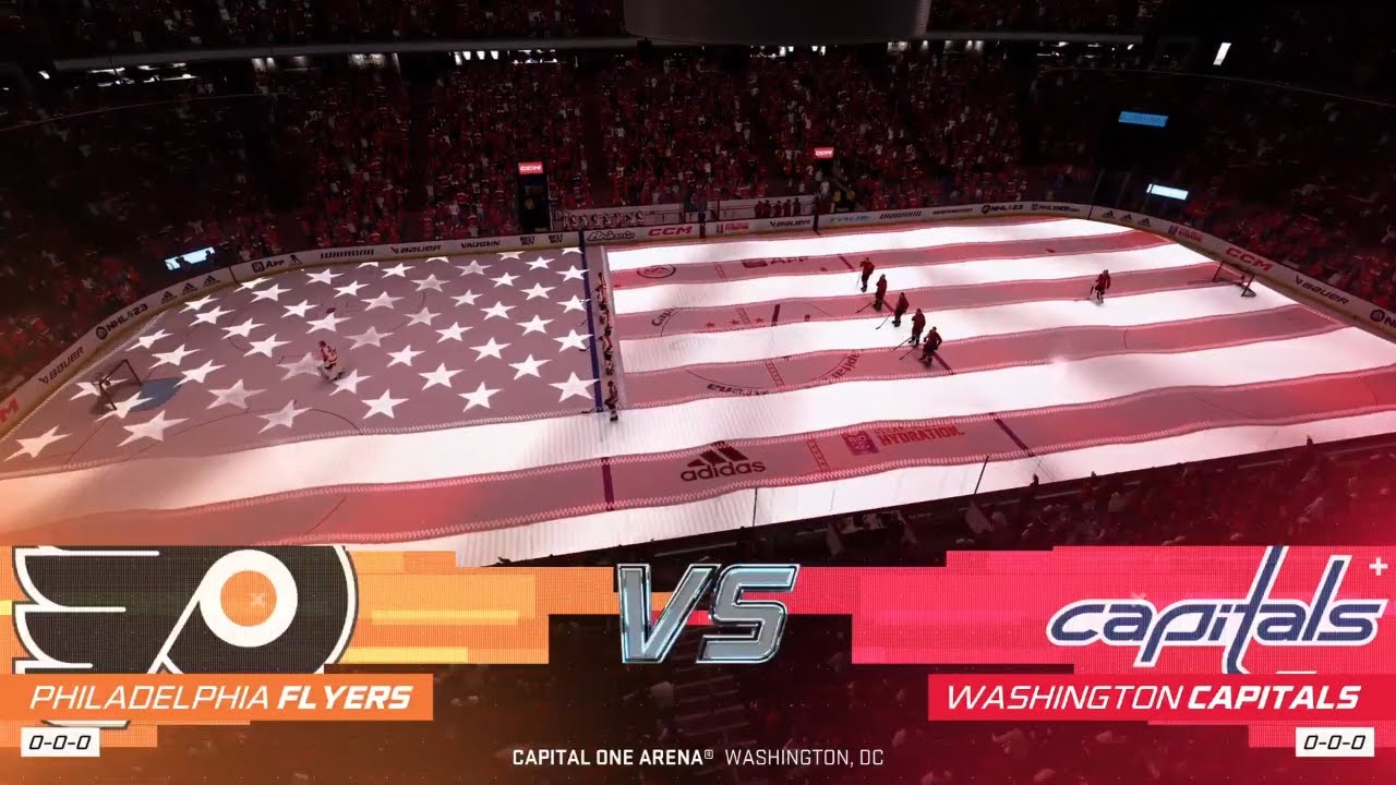 NHL 23 - Philadelphia Flyers vs Washington Capitals (NHL Playoffs First ...