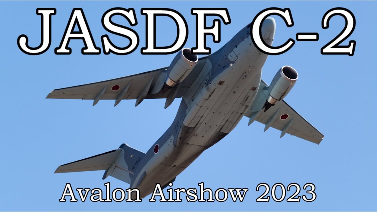 JASDF Kawasaki C-2 Full Demo - Australian International Airshow - 2023 ...