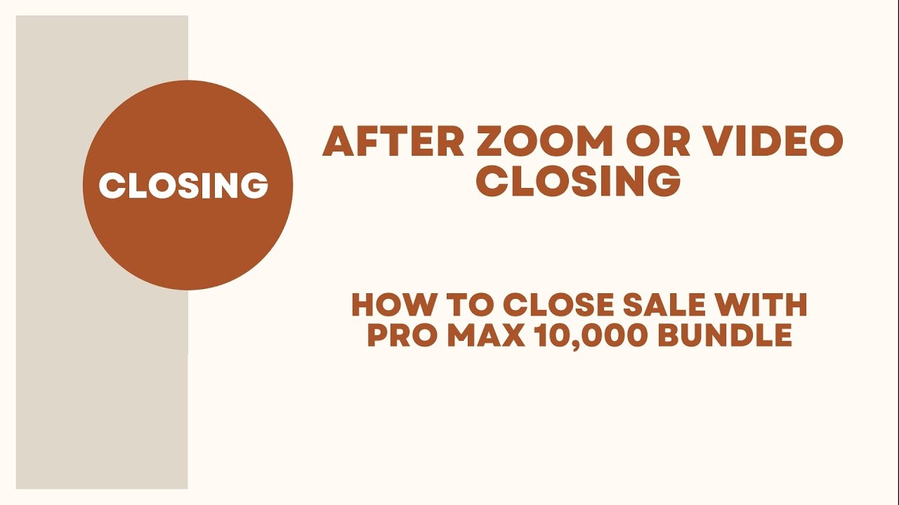 How To do Closing After Session/Video by M Roshan Khan - YouTube