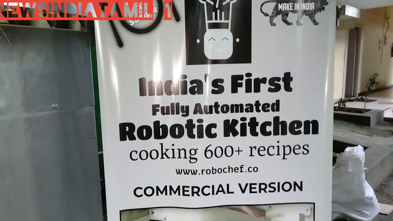Robochef | India's First Fully Automated Robotic Kitchen | Press Meet ...