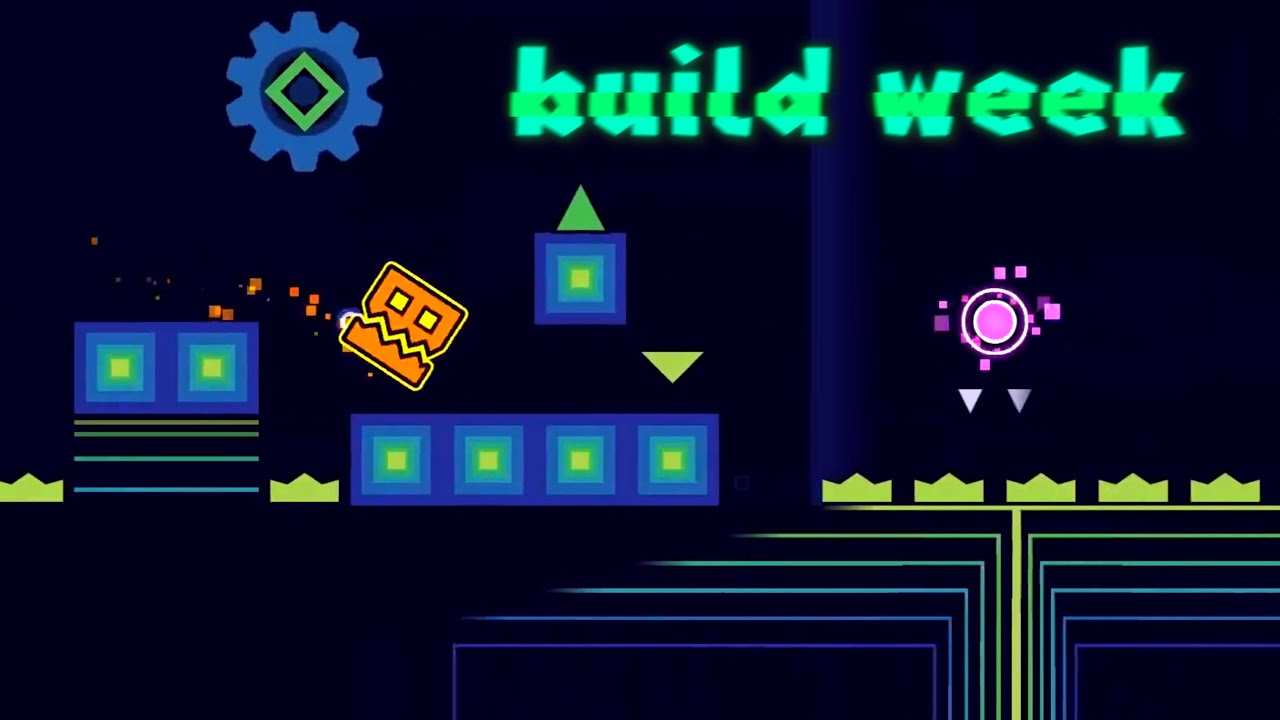 Geometry Dash BUILD WEEK (Complete Series) | Wulzy - YouTube
