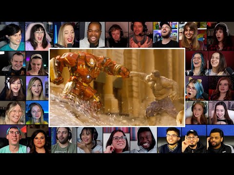 Hulk vs HulkBuster - Fight Scene | Avengers Age of Ultron Reaction Mashup