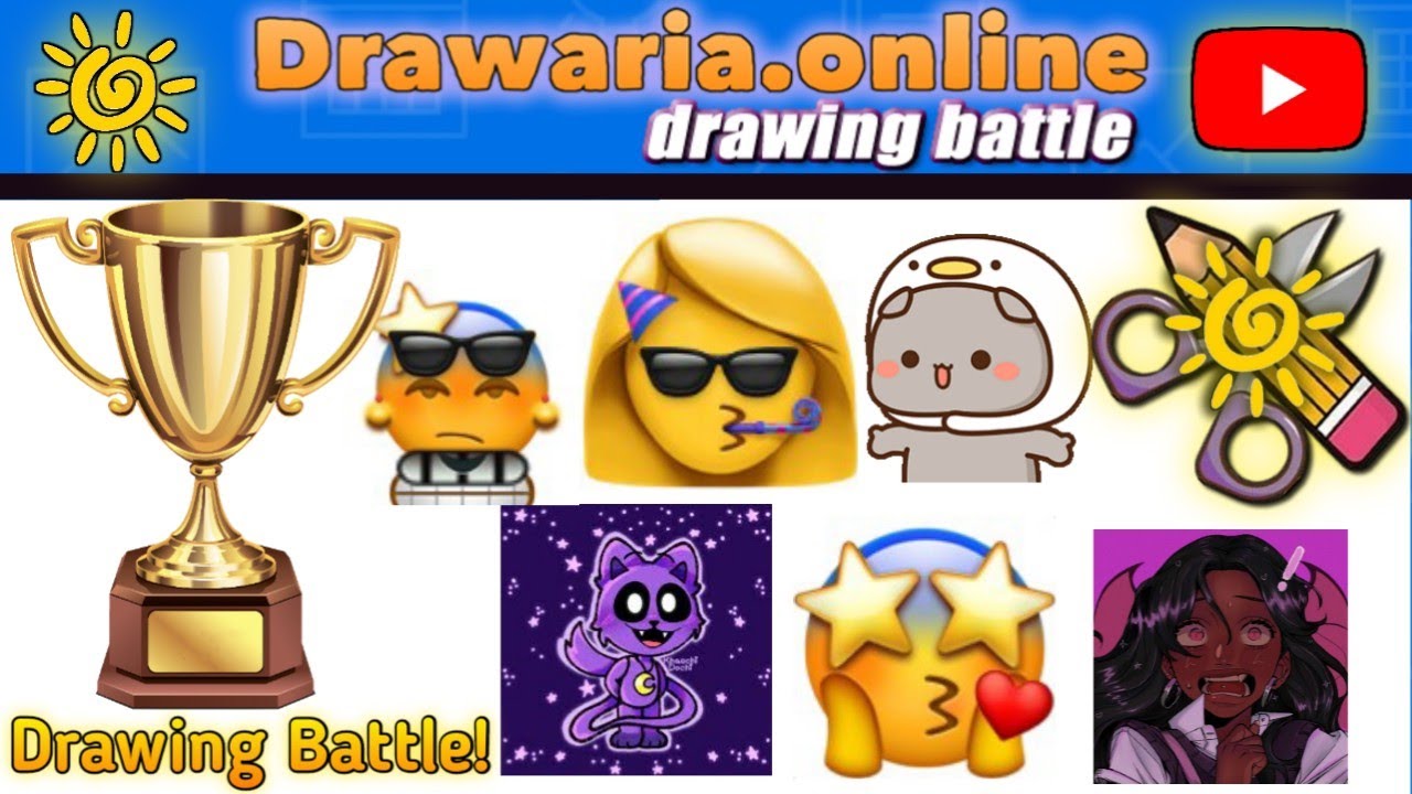 Drawaria online 🌞 | Drawing Battle! ️🏆 Ft. Subscribers! 🥳 - YouTube