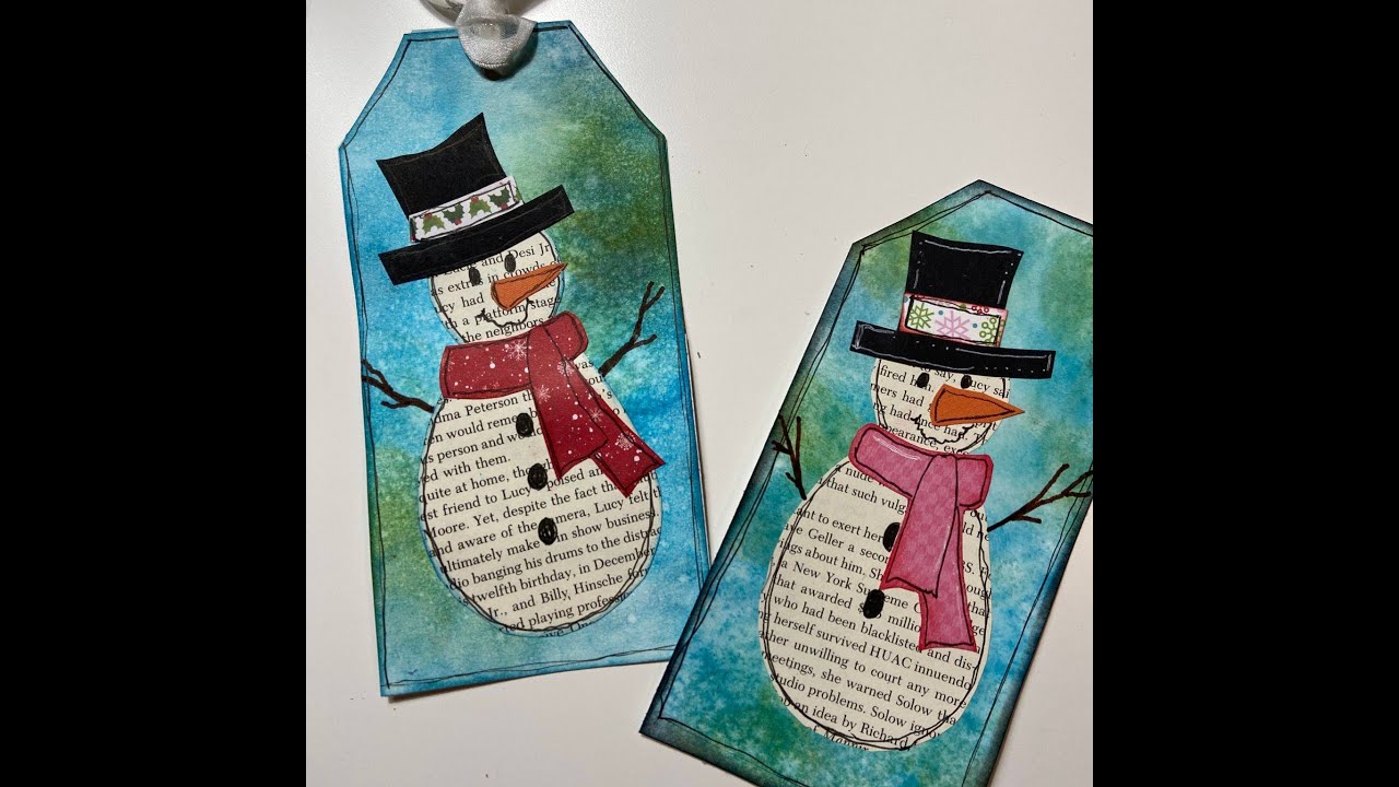DIY Snowman Christmas Tags: Ornament, Gift Tag & Gift Card Holder ...