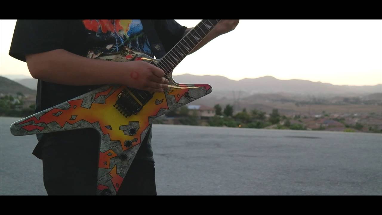 Dean Dimebag Guitar Concrete Sledge Review - YouTube