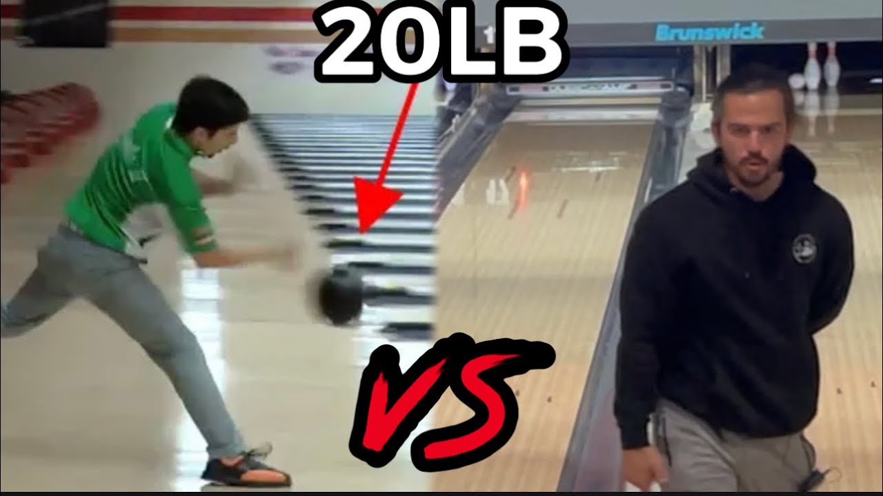 Tim Cagle II VS 220 Average Bowler - (20LB BALL) - YouTube