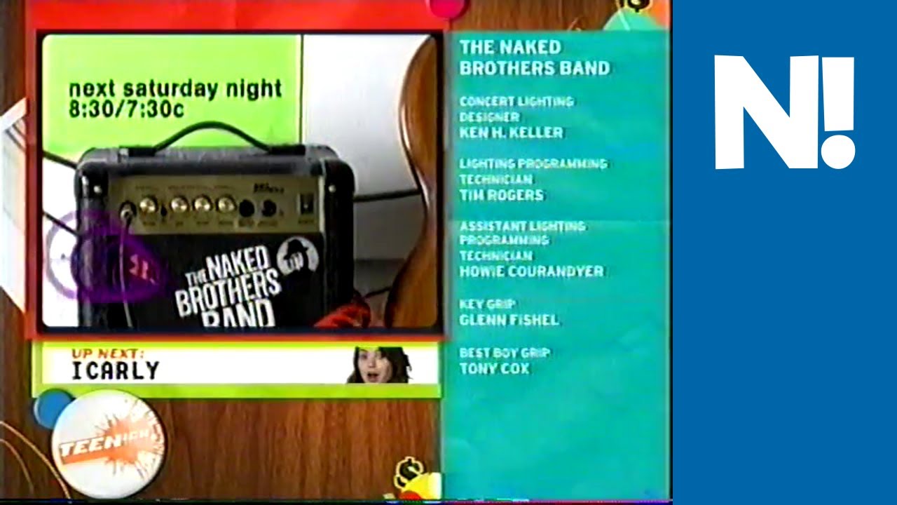 Nickelodeon The Naked Brothers Band Split Screen Credits (April 5, 2008 ...