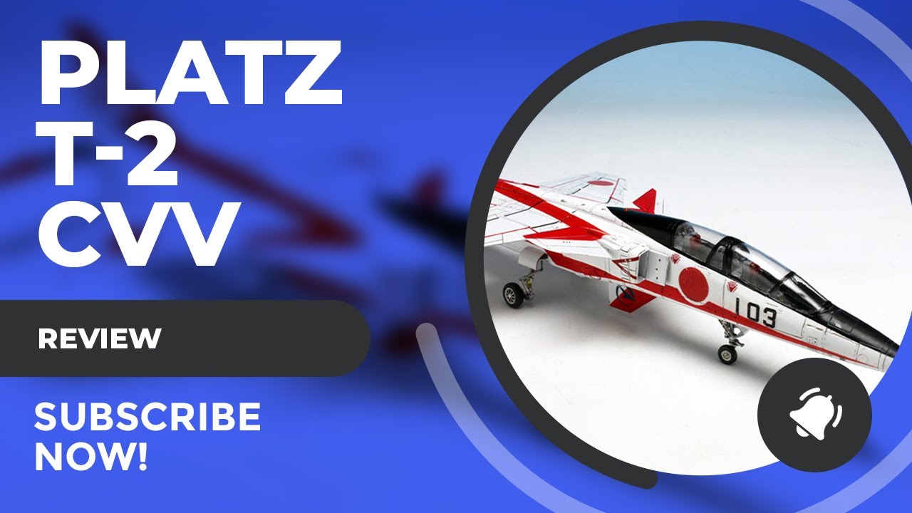 Review: Platz 1/72 Mitsubishi T-2 CCV - YouTube