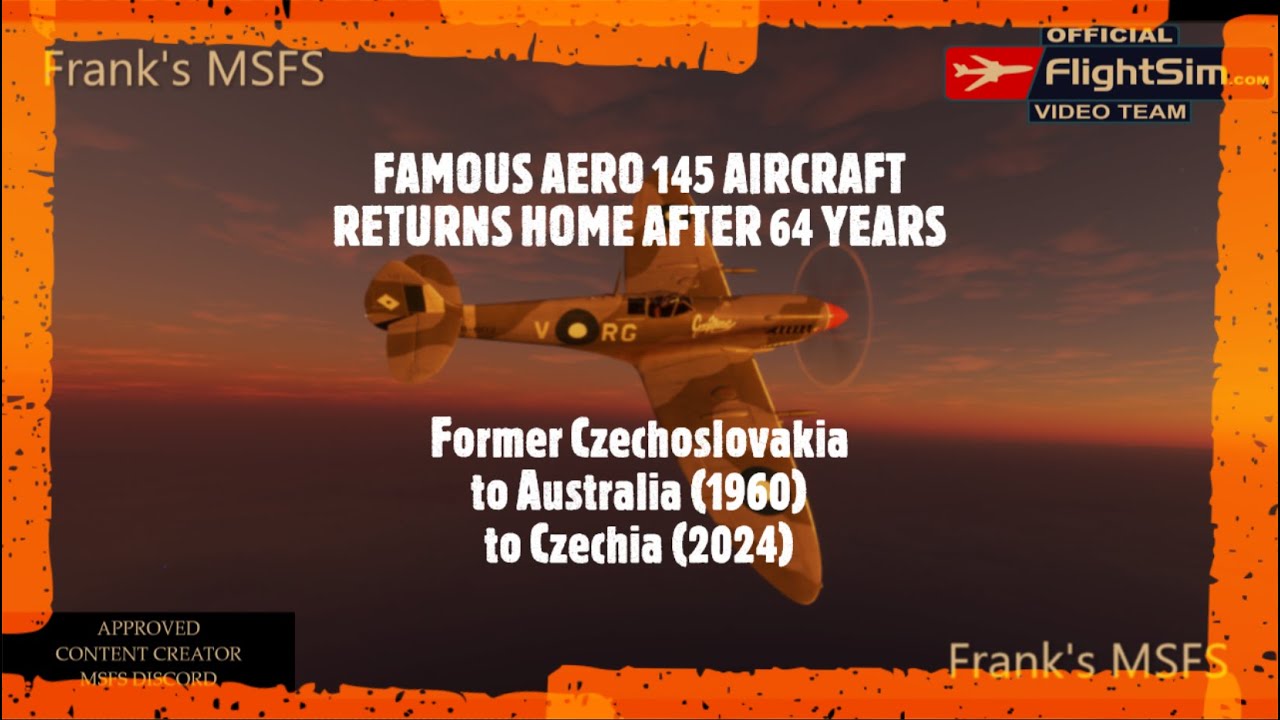 Famous Aero 145 Aircraft Returns Home After 64 Years (MSFS) - YouTube