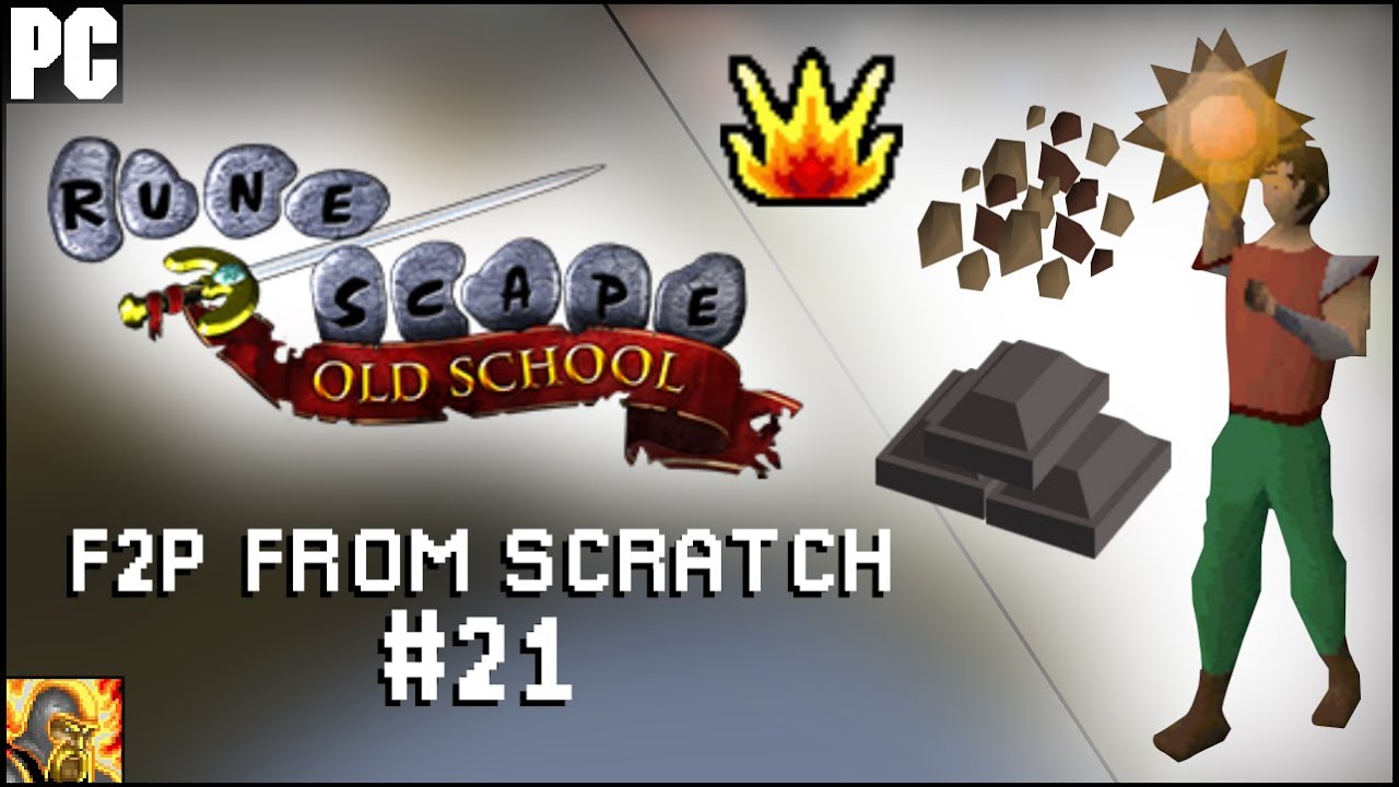 [Old School RuneScape] F2P From Scratch #21 (Superheat Iron Ores) - YouTube