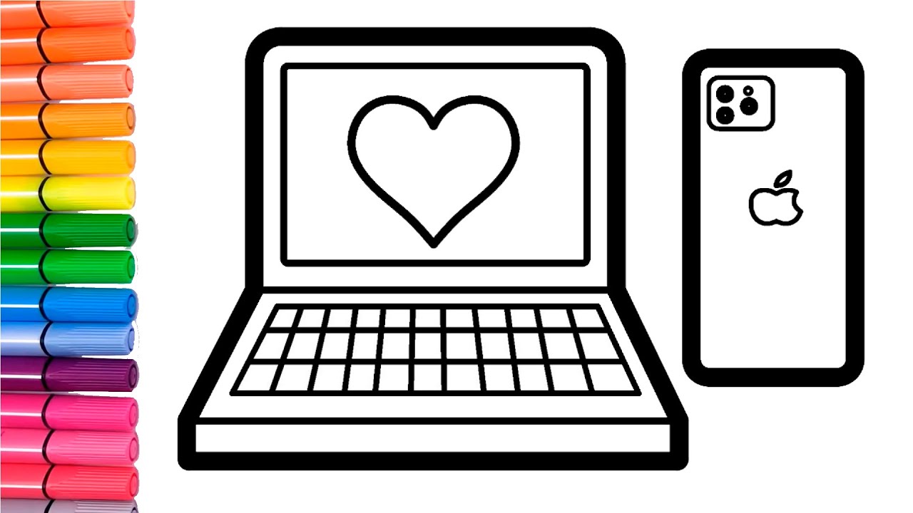 Bolalar Uchun Kompyuter rasm chizish / Drawing Computer for children ...