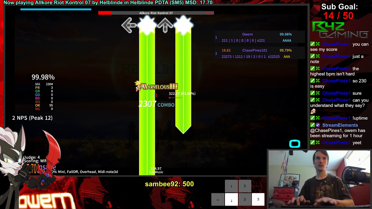 Stepmania - Allkore Riot Kontrol 07 (42 mins) Wife QUAD! (AAA DP) (Wife ...