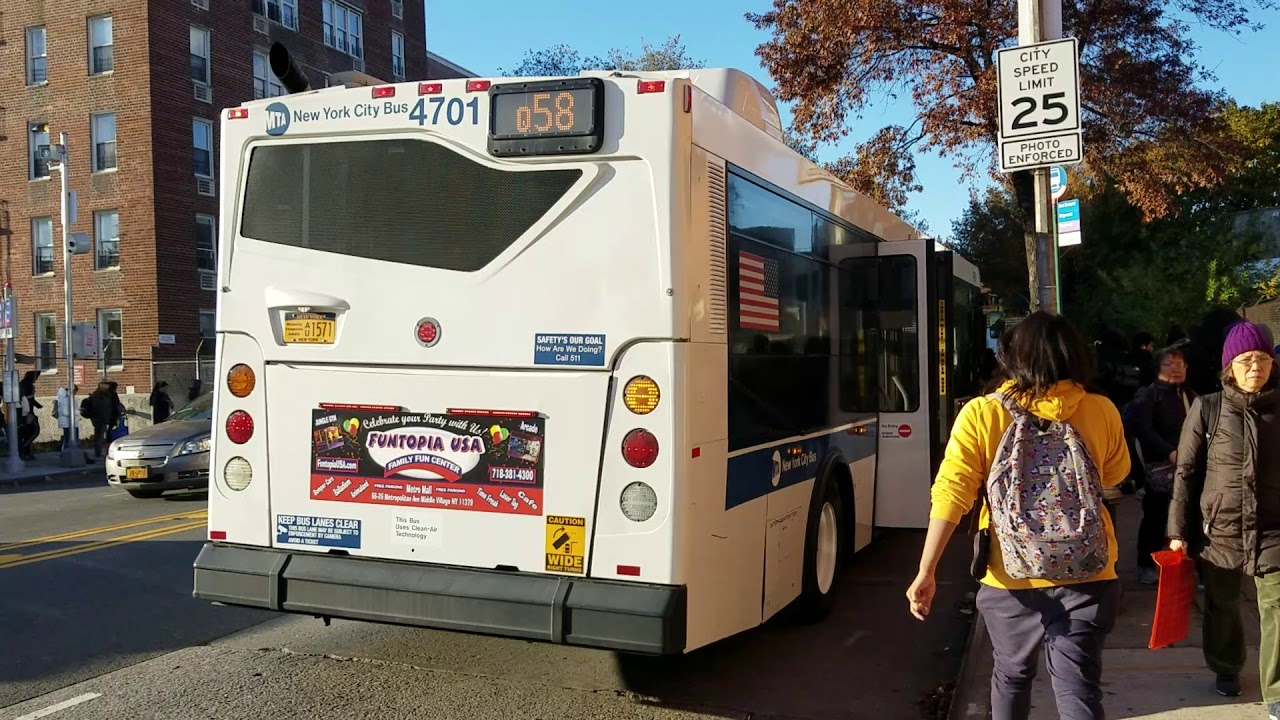 MTA New York City Bus: 2010 Orion VII NG HEV Bus 4701 On The Q58 At ...
