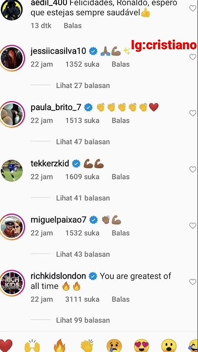 Ig bang Dodo semuanya komentar centang biru coy kapan yak gw dapet komentar centang biru🤣 #cr7 ...