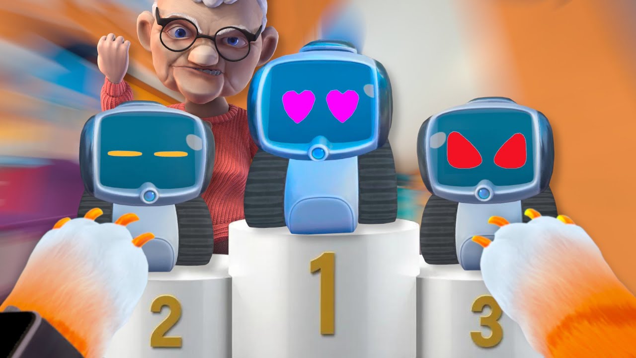 Training My ROBOT To Better ATTACK Granny! - I Am Cat VR - YouTube