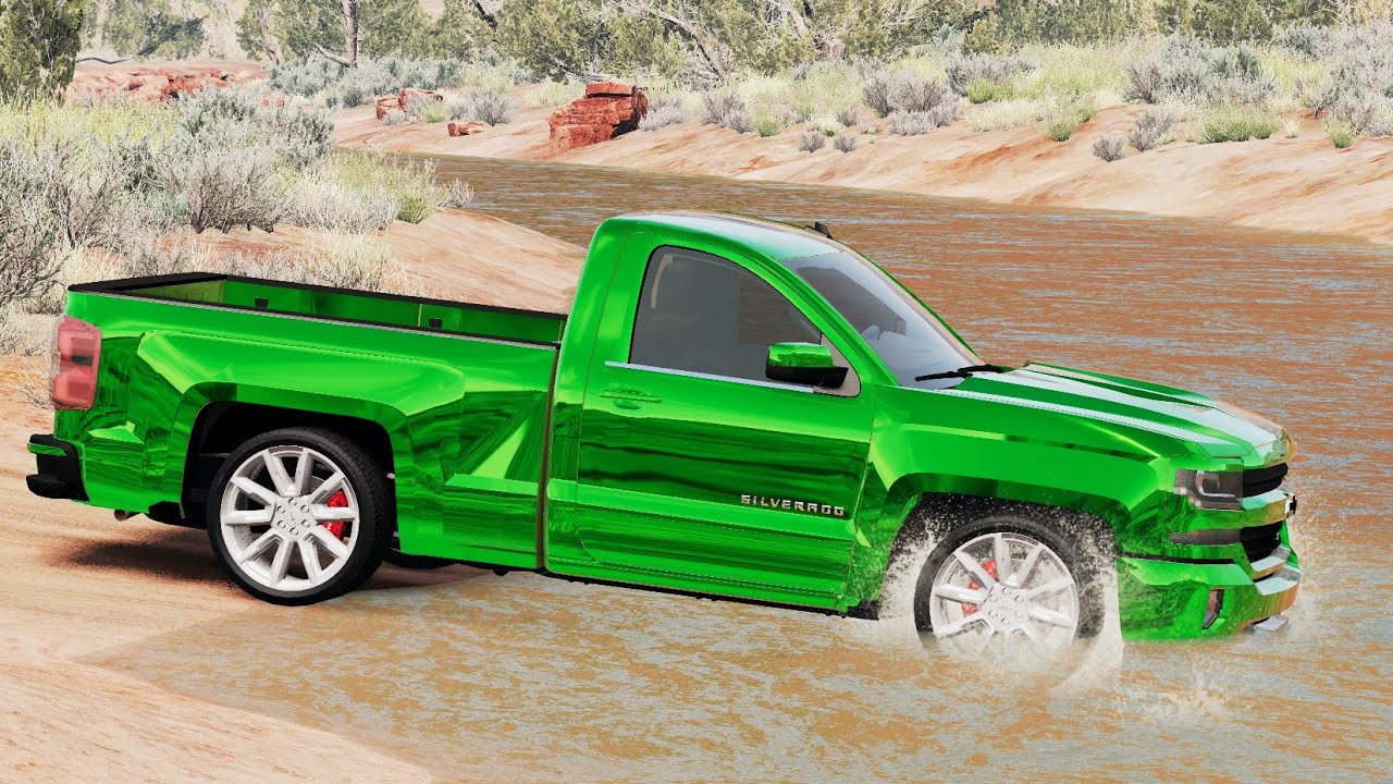 OffRoading with Chevrolet Silverado LTZ Pickup - Best Driving Car Game ...