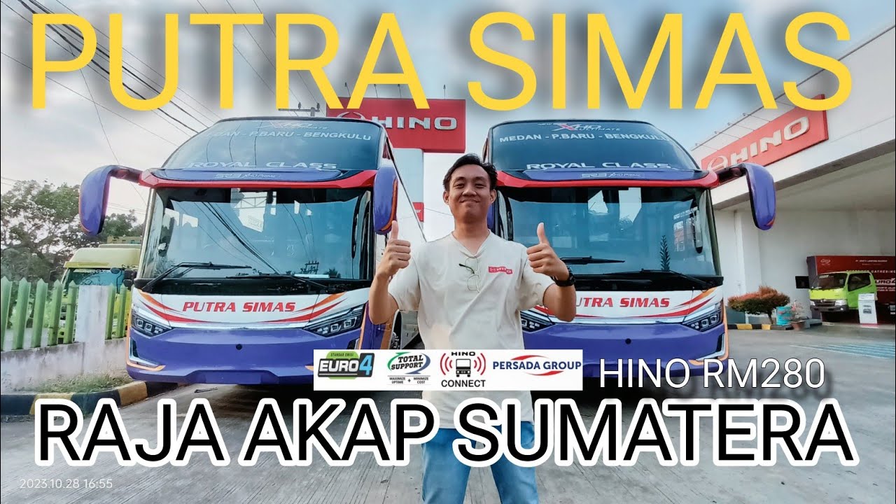 Kupas HINO RM 280 Senjata Borcuan PO. Putra Simas - YouTube