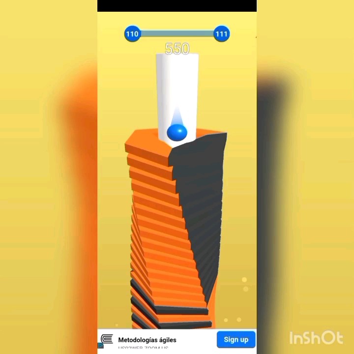 stack ball level 110 🎮🔵 @game1623. #games #viral #gameplay #funny #shortvideos #viralvideos # ...