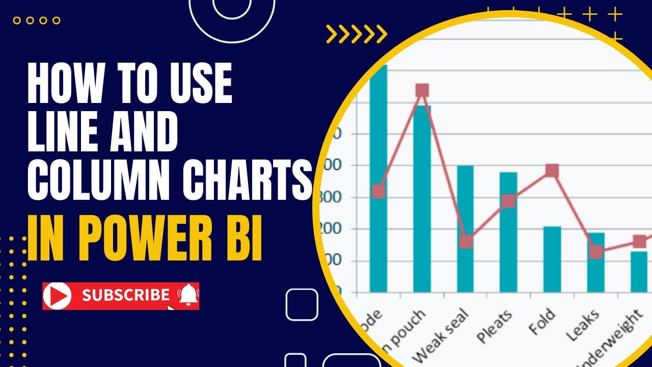 How to Use Line and Column Charts in Power BI - YouTube