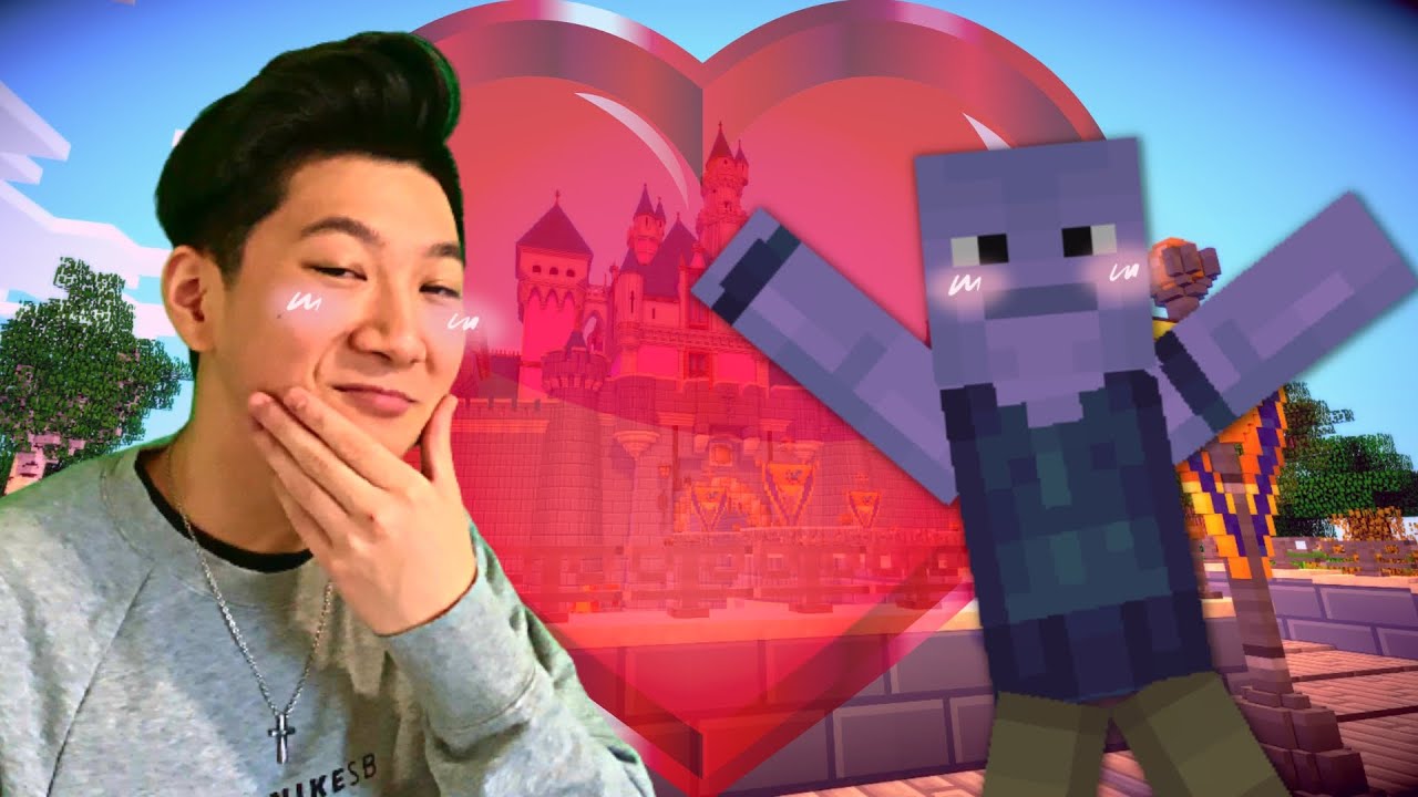 I Went On an E-Date With Evident in Minecraft Disneyland - YouTube