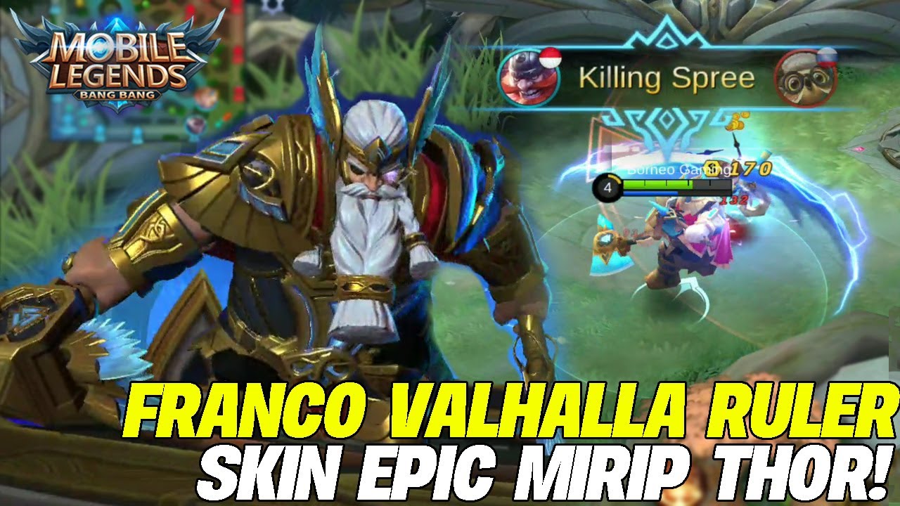 FRANCO EPIC VALHALLA RULER GAMEPLAY! SKIN LUCKY BOX HABISKAN 4000 ...