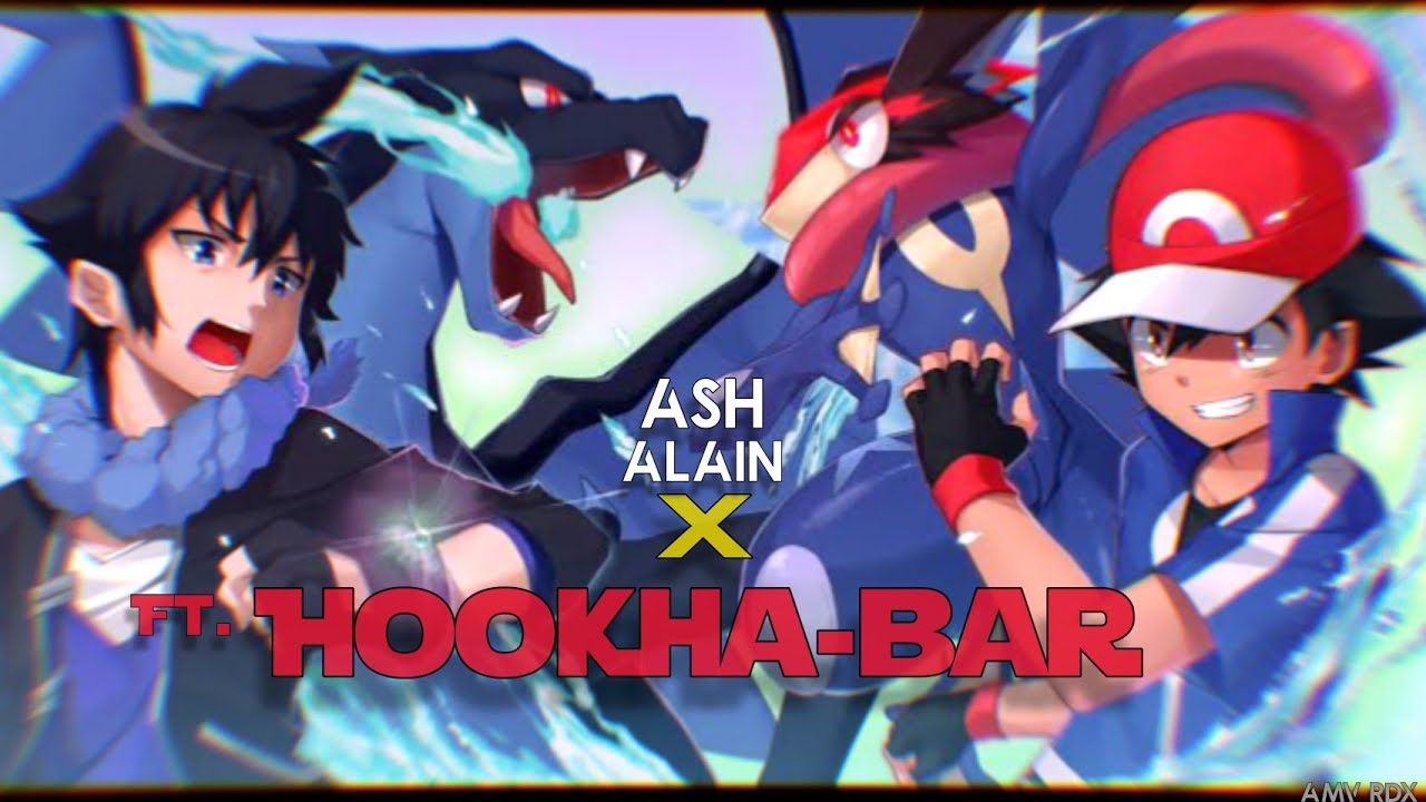 Pokemon/ Ash and Alain x hookah bar /attitude video 😈 ️💯 Ash and Alain ...
