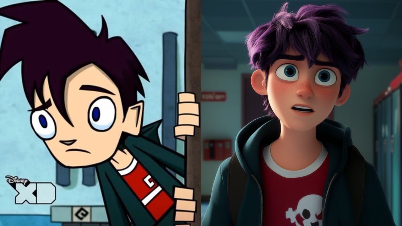 If Randy Cunningham 9th Grade Ninja Characters Were Made By Pixar - YouTube