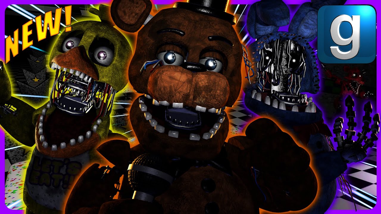 Gmod FNAF | Review | Brand New FNAF 2 Enhanced Withered Pill Pack ...