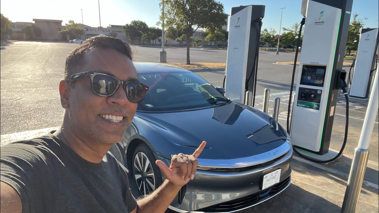 Lucid Air Pure - DC Fast Charging Test and Charging Curve - YouTube