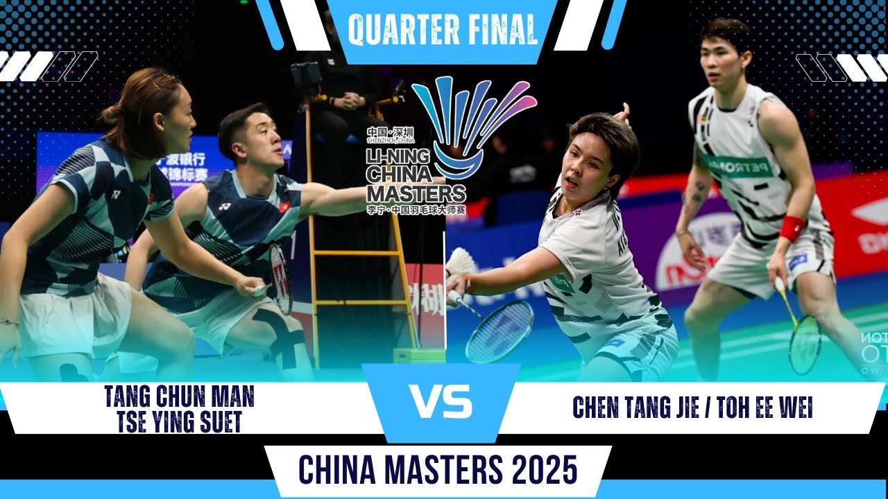 AMAZING PLAY! Tang/Tse (HKG) vs CHEN Tang Jie/TOH Ee Wei (MAS) | China ...