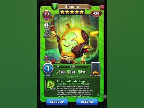 Empires & Puzzles New Mystery Hero : Enigmo - Heals 🤜Whacks 🥊 +++ - YouTube