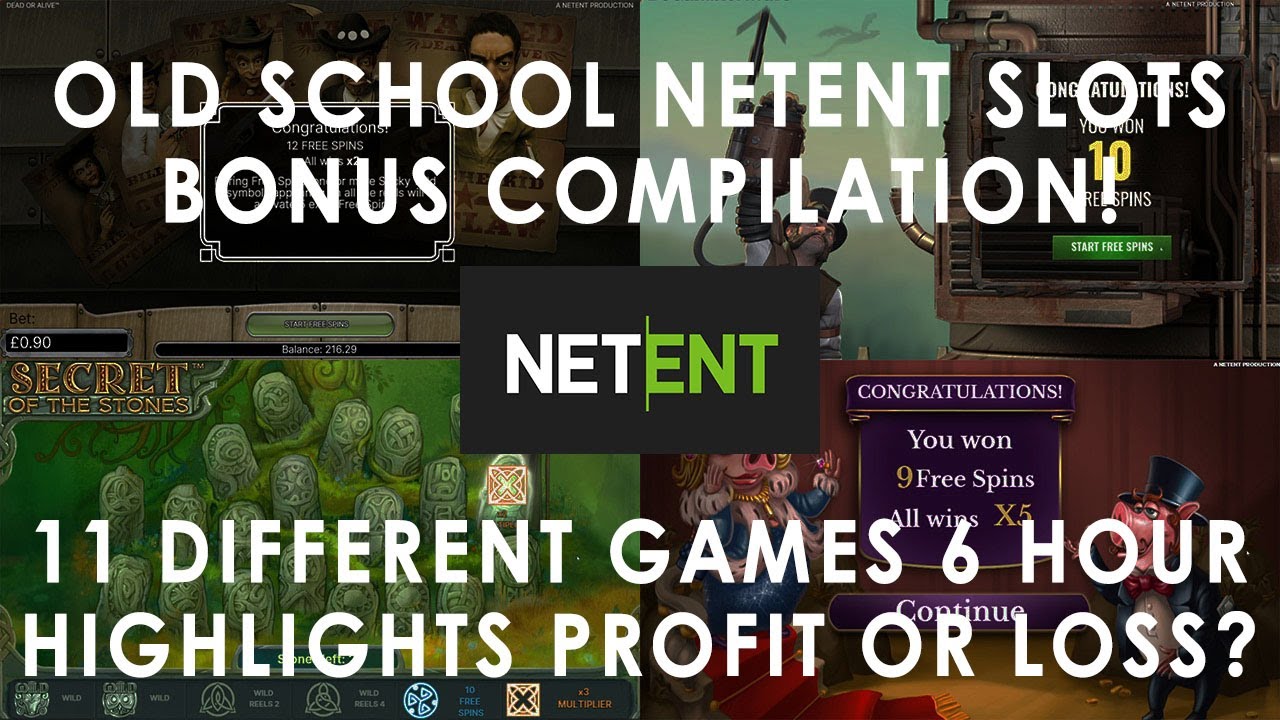 Old School NetEnt Slots Bonuses 11 Games Profit Or Loss? - YouTube