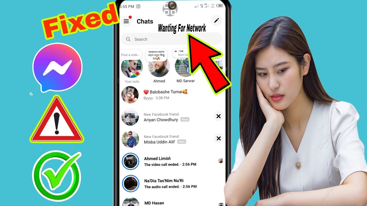 Cara Memperbaiki Masalah Messenger Menunggu Jaringan | Kesalahan ...
