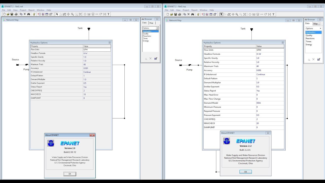 Pre-release of EPANET 2.2 #EPANET - YouTube