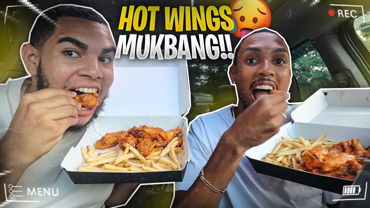 HOT WINGS MUCKBANG!!!| NEW VLOG SQUAD?? - YouTube