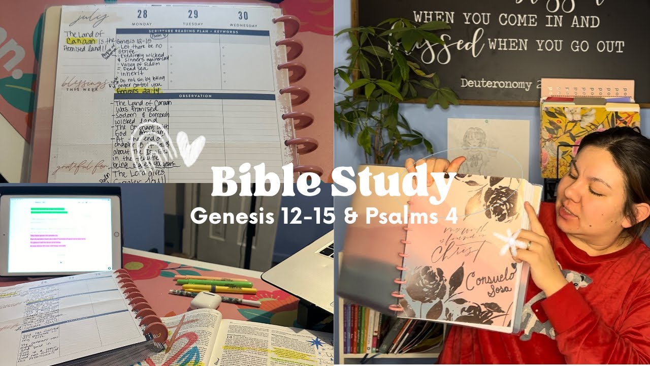 Bible Study Genesis 12-15 Psalm 4 - YouTube