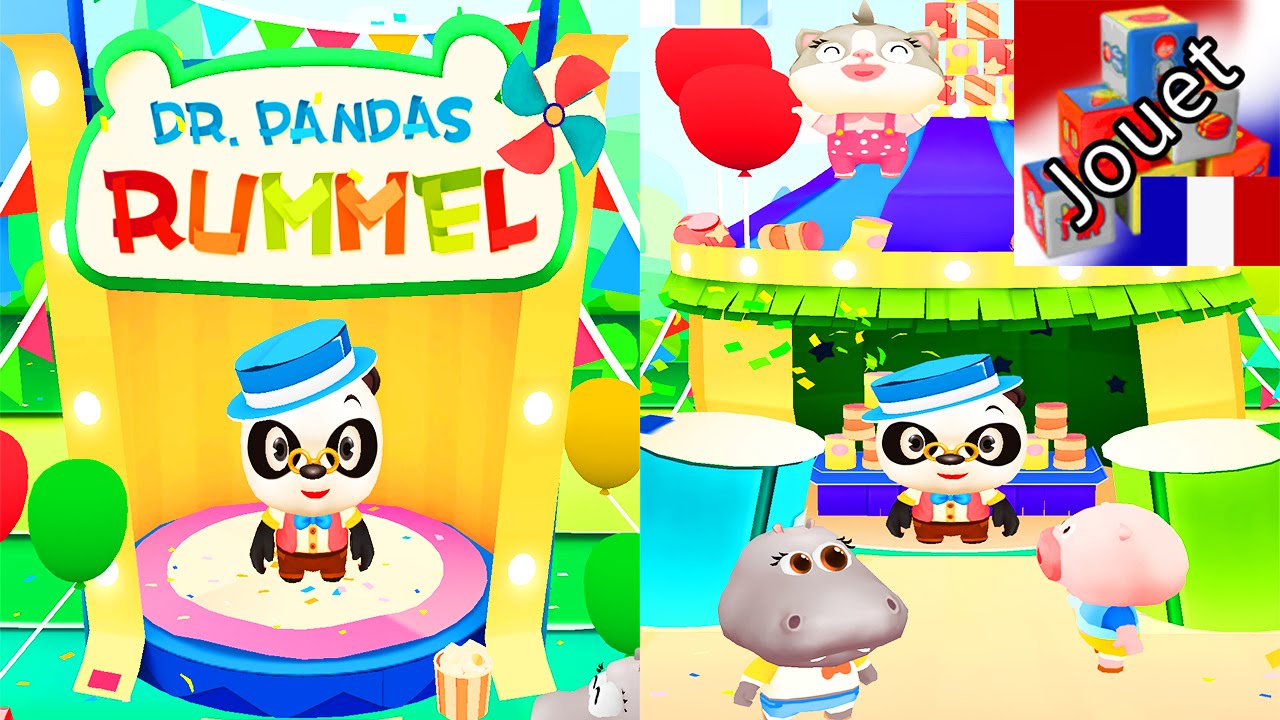 DR PANDA RUMMEL Jeu Français - Gigantesque parc d'attraction! Joue avec ...