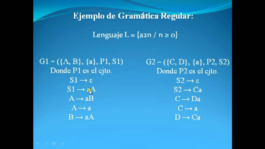 video gramaticas formales - YouTube