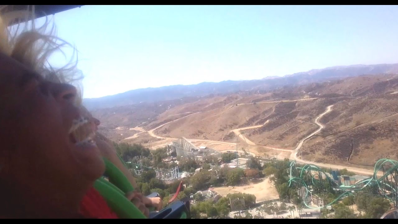 Lex Luthor: Drop of Doom (HD POV) - Six Flags Magic Mountain - YouTube