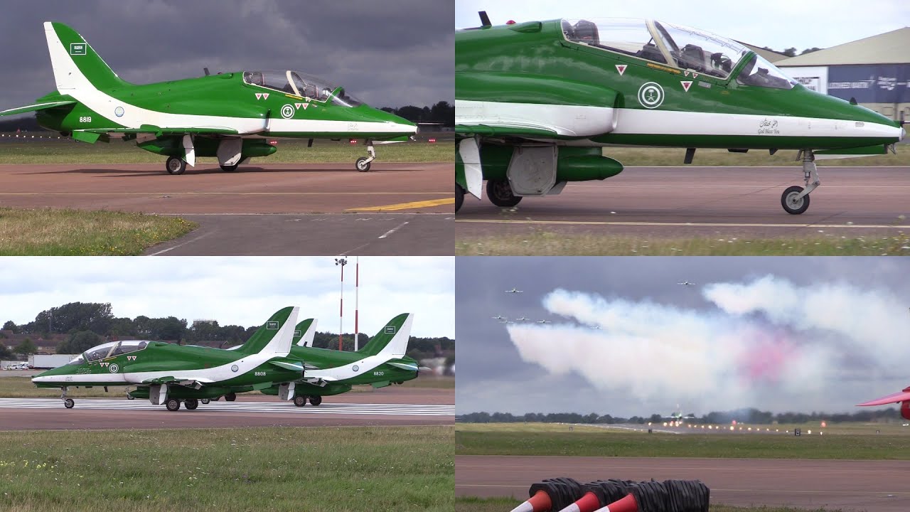 23/07/17 RIAT 2023 | Royal Saudi Air Force Saudi Hawks Departure from ...