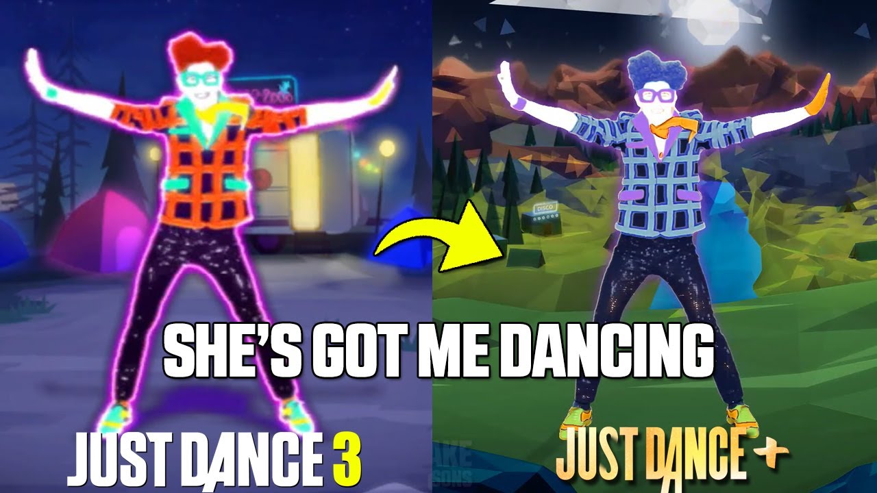 JUST DANCE COMPARISON - SHE'S GOT ME DANCING | JD3 x JD+ - YouTube