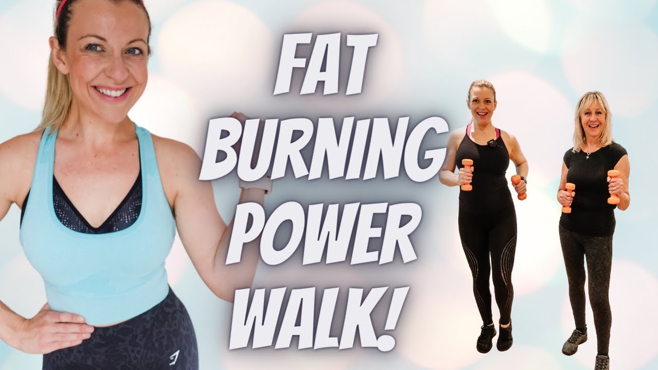 20 Minute Fat Burning Power Walk- Low Impact- All Fitness Levels! - YouTube