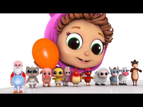 Old MacDonald Surprise Eggs | Learn Colors | Learn Animal Sounds