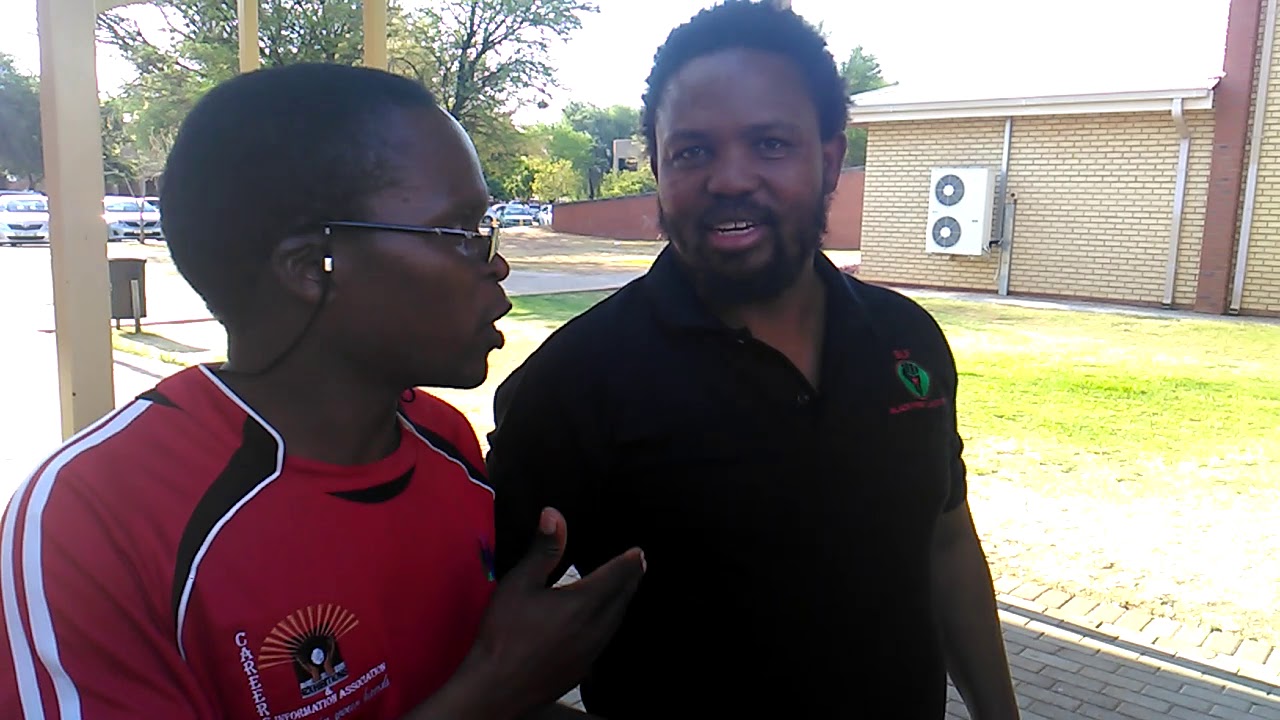 BLF President Black First Land First Andile Mngxitama with Cleo Bonny ...